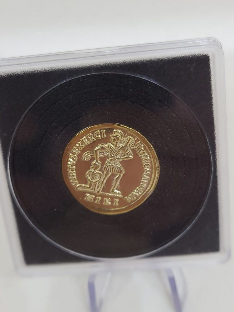 Gilded Roman Talisman Coin | iDetect